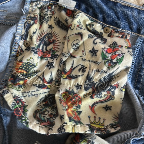 Ed Hardy | Jeans | 25 Ed Hardy Brave Hards Stay True Embroidered Hards ...